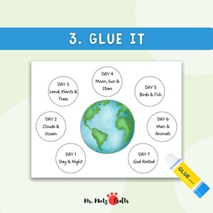 7 Days of Creation Printable | Genesis | Bible Lesson | Christian ...