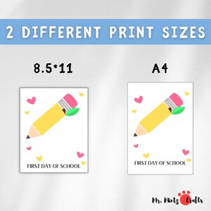 First Day of School Handprint Art Craft | Back to School Handprint ...