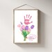 Fingerprint Art Mothers Day Fingerprint Handprint Gifts - Etsy