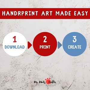 Veterans Remembrance Memorial Day handprint Art Craft Toddler ...