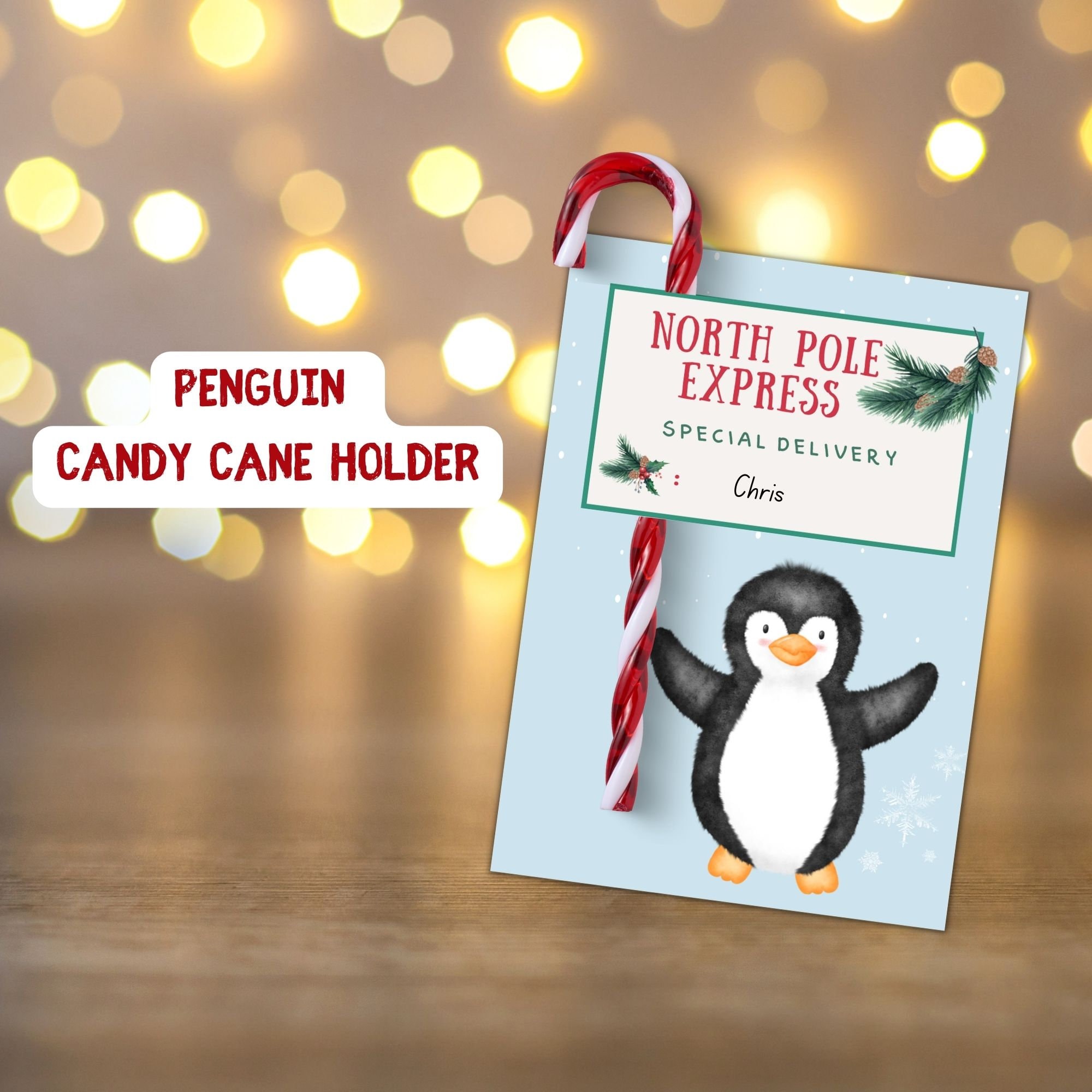Candy Cane Holder Bundle | Candy Cane Gram | Christmas Candy Cane ...