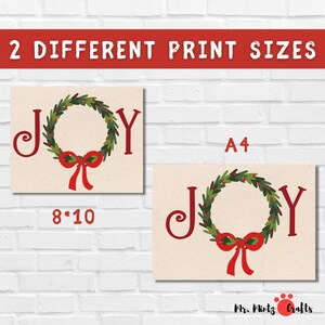 Christmas Handprint Art Crafts Template Printables Downloads | JOY to ...