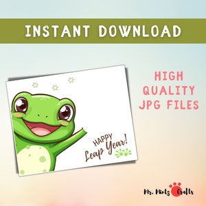 Leap Year Handprint Art Craft Activity Personalised Leap Year Birthday ...