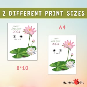 Leap Year Handprint Art Craft Activity Personalised Leap Year Birthday ...