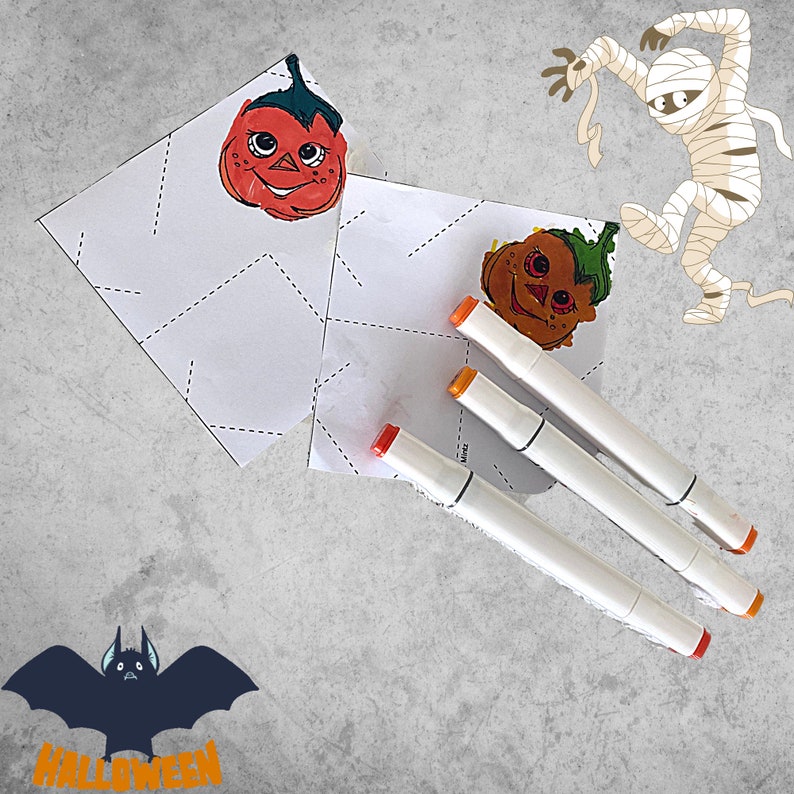PRINTABLE HALLOWEEN Montessori Toys Kids Halloween Activity - Etsy