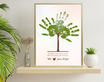 Handprint Tree Art, Toddler Handprint, DIY Kid Craft, No Matter How ...
