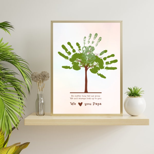 Handprint Tree - Etsy
