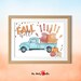 Fall Truck Pumpkin Handprint Craft | DIY Printable Keepsake Kids ...