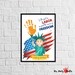 Labor Day Handprint Art Craft | Firework Handprint Art | Happy Labor ...
