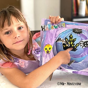 Easy Halloween Diorama Craft Project for Kids | Cute Halloween Decor ...