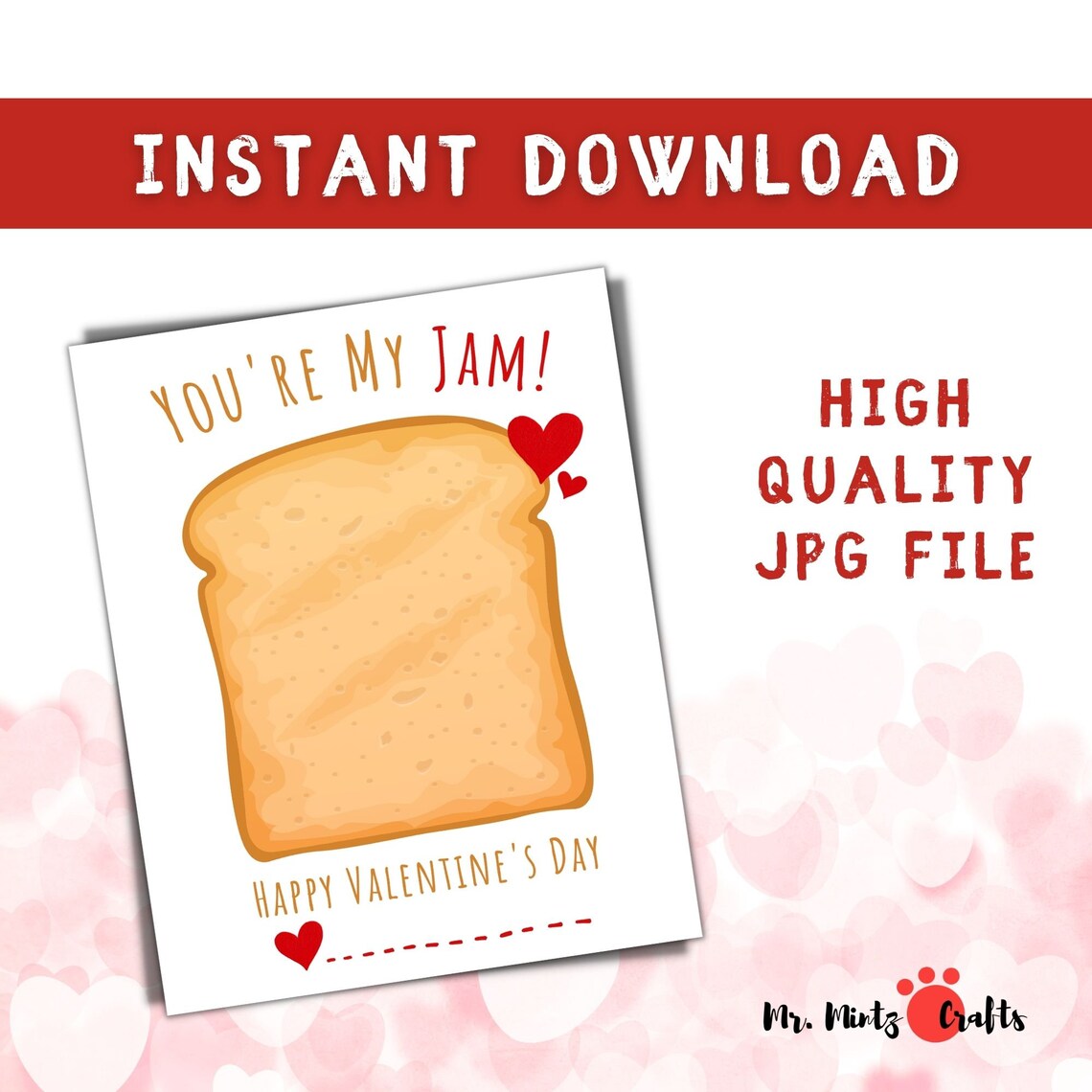Valentines Handprint Art | You Are My Jam | Valentines Day Handprint ...