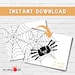 Handprint Spider Craft for Kids Fall Preschool Handprint Art Crafts ...