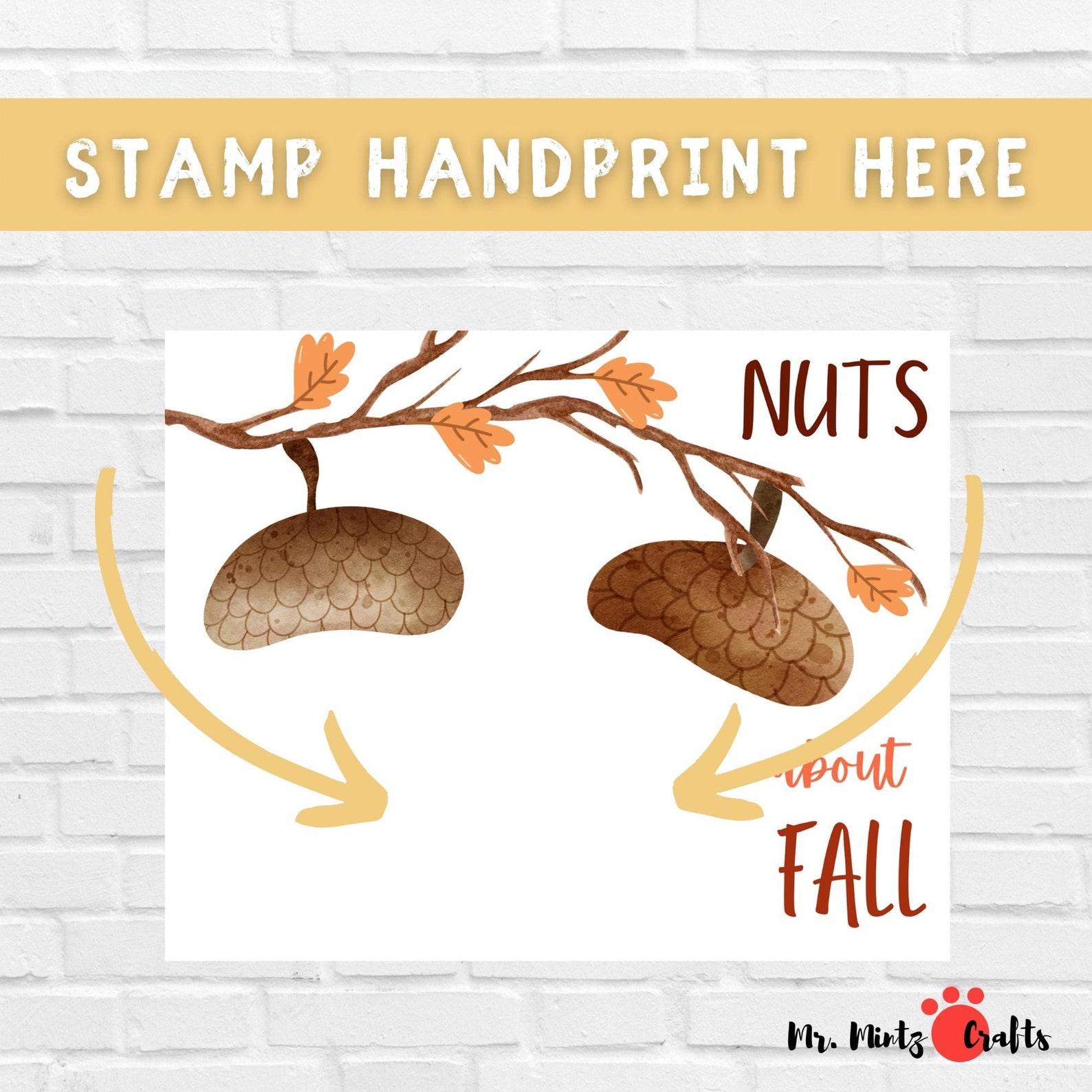 Thanksgiving Handprint Footprint Art Craft for Kids Fall - Etsy