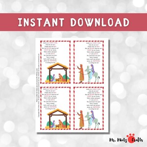 Candy Cane Legend | Legend of the Candy Cane Card Printable | Candy ...