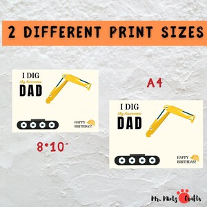 Birthday Gift for Dad From Son Kids Daughter | Construction Dad Gift ...