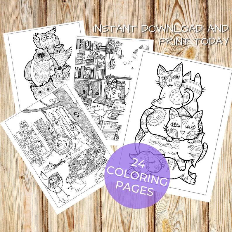 Seek and Find Coloring Sheets | Adult Coloring Book | Search and Find ...