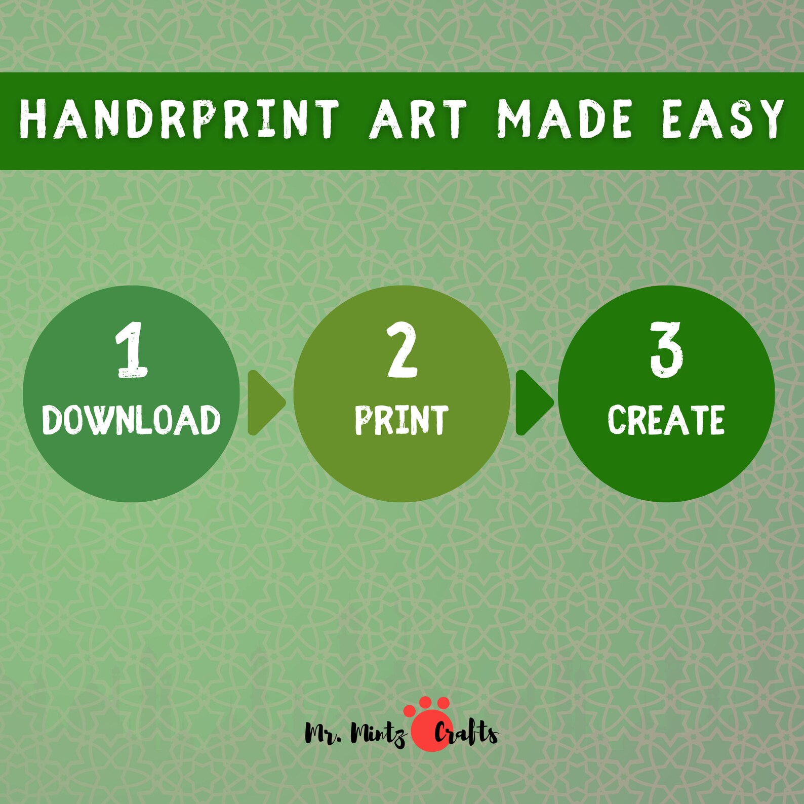 Ramadan Handprint Art Craft Printable | Ramadan Cards| Islamic Crafts ...