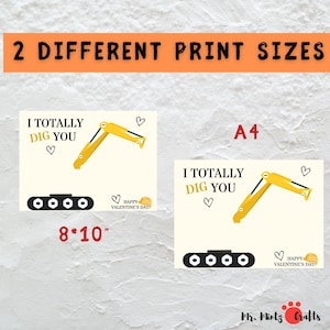 I Dig You Valentine Cards Printable | Handprint Footprint Art Craft ...