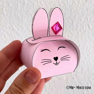 Printable Bunny Basket Template | DIY Easter Basket for Kids | Easter ...