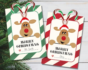 Candy Cane Gram Template Candy Cane Printable Fundraiser - Etsy