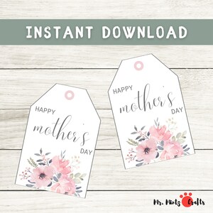 Mother's Day Gift Tags | Printable Mothers Day Treat Tags | Mothers Day ...
