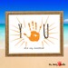 You Are My Sunshine Handprint Craft Art Family Handprint Art Handprint ...
