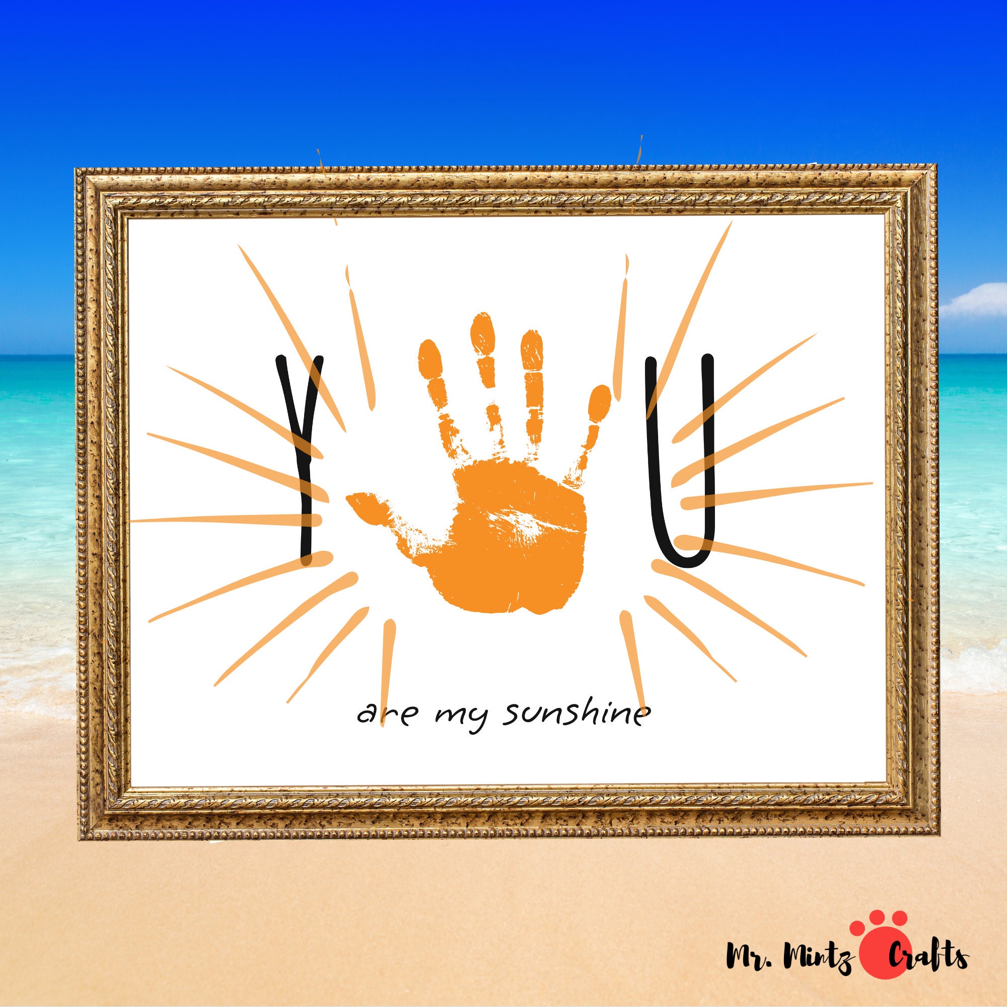 You Are My Sunshine Handprint Art at Alex Wright blog