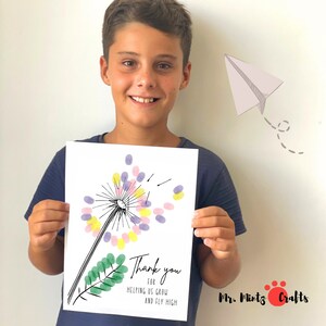 Teacher Appreciation Week Gift Handprint Art Craft Printable | Thank ...