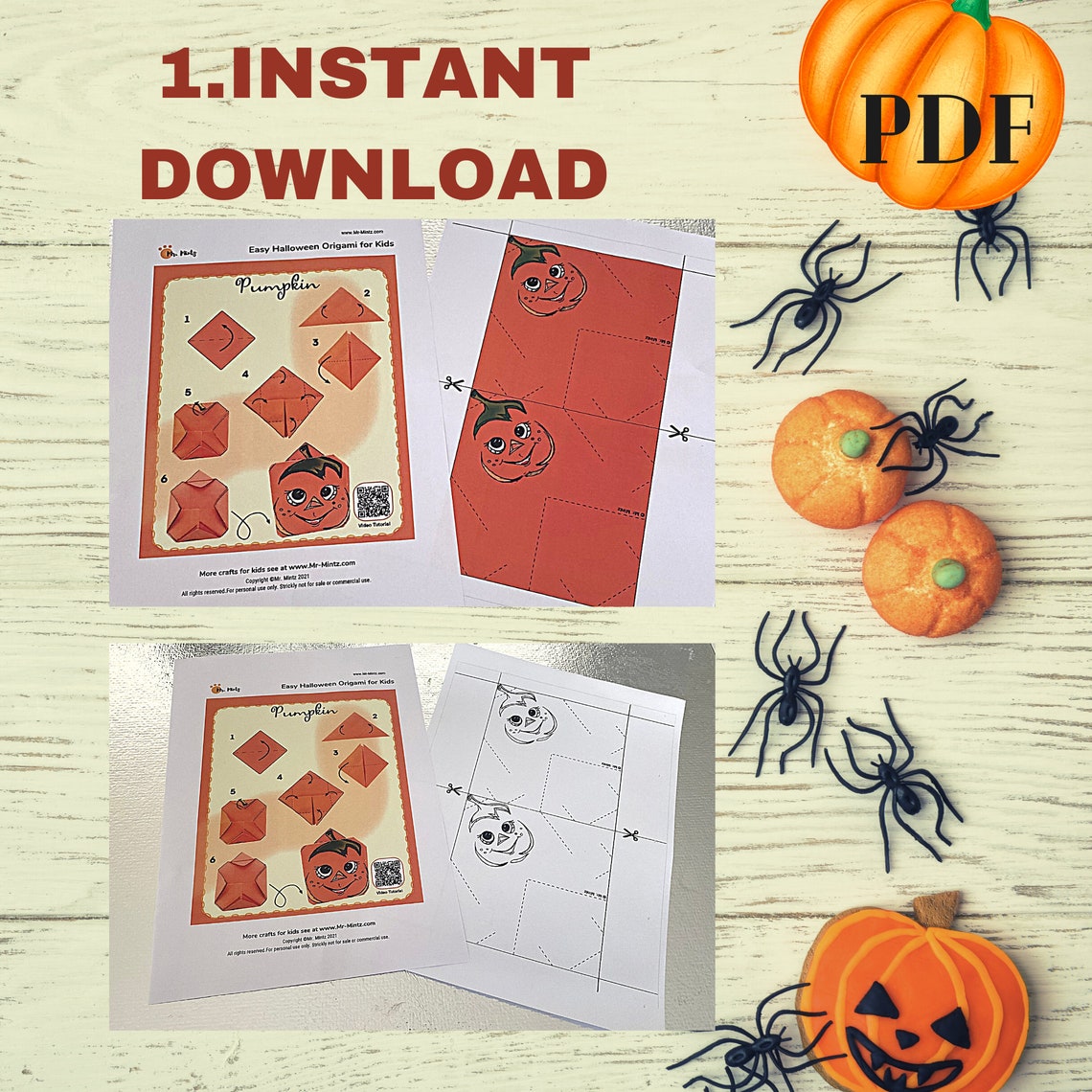 PRINTABLE HALLOWEEN Montessori Toys Kids Halloween Activity - Etsy