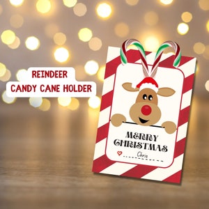 Candy Cane Holder Bundle | Candy Cane Gram | Christmas Candy Cane ...