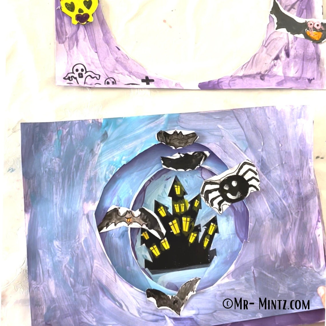 Easy Halloween Diorama Craft Project for Kids Cute Halloween - Etsy