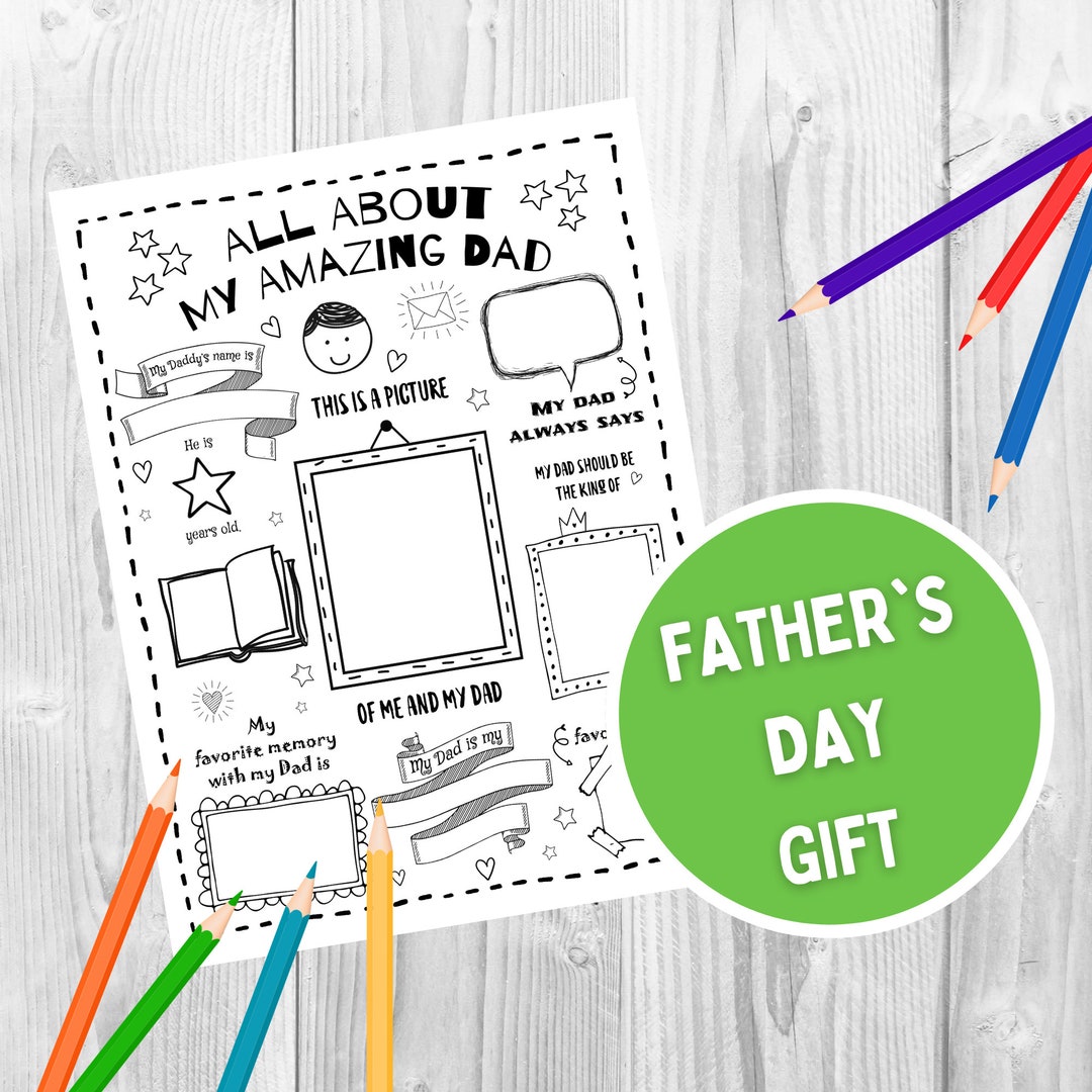 Fathers Day Gift From Kids Funny | I Love My Dad | Father's Day ...