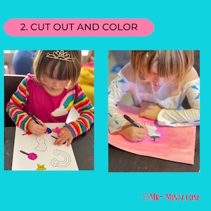 Unicorn Craft Kit | Rainbow Unicorns Kid Craft | Unicorn Printable ...