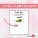 Teacher Appreciation Week Gift Handprint Art Craft Printable | Thank ...