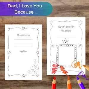 Fathers Day Book | Father's Day Gift From Kids Funny | I Love My Dad ...
