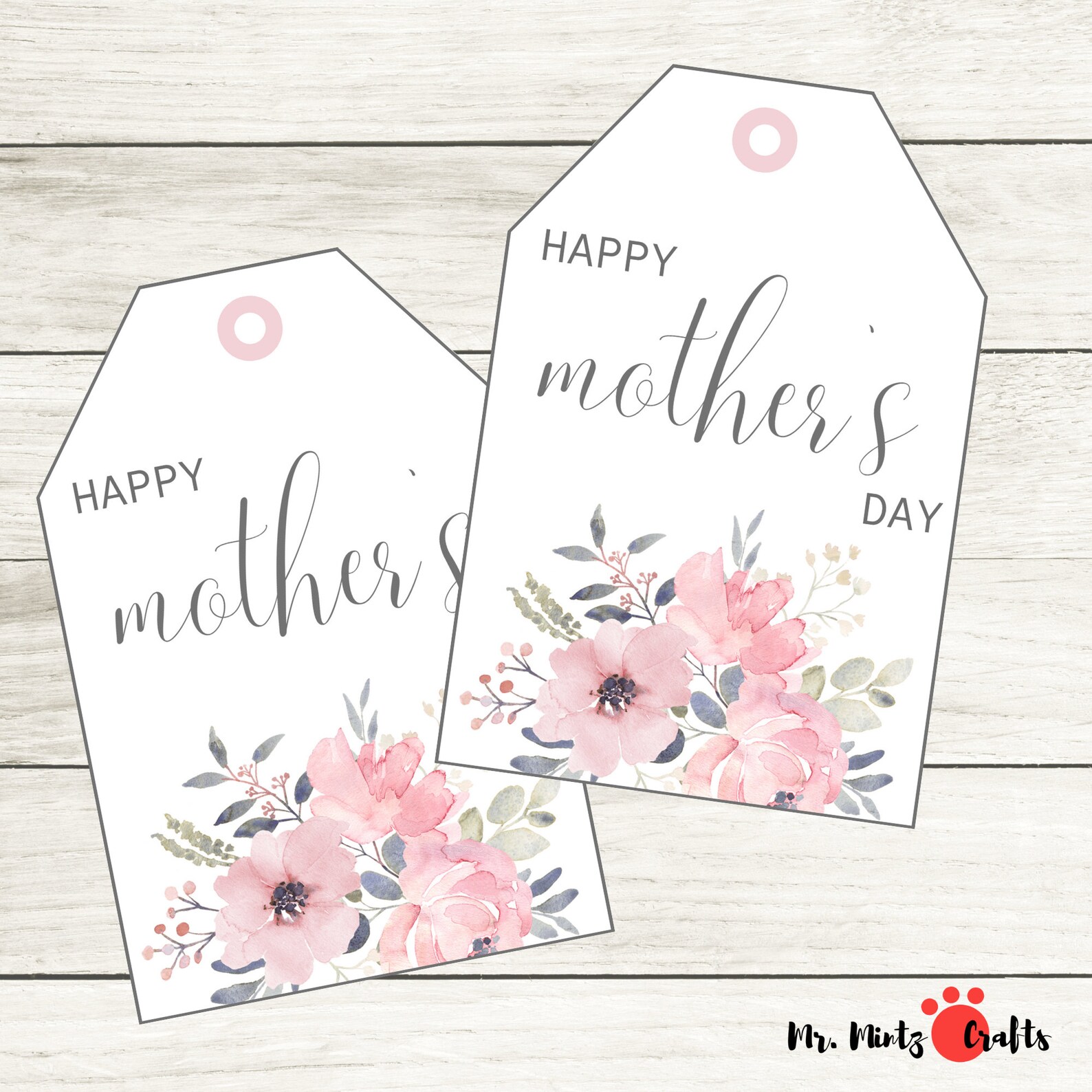 Mother's Day Gift Tags Printable Mothers Day Treat Tags - Etsy