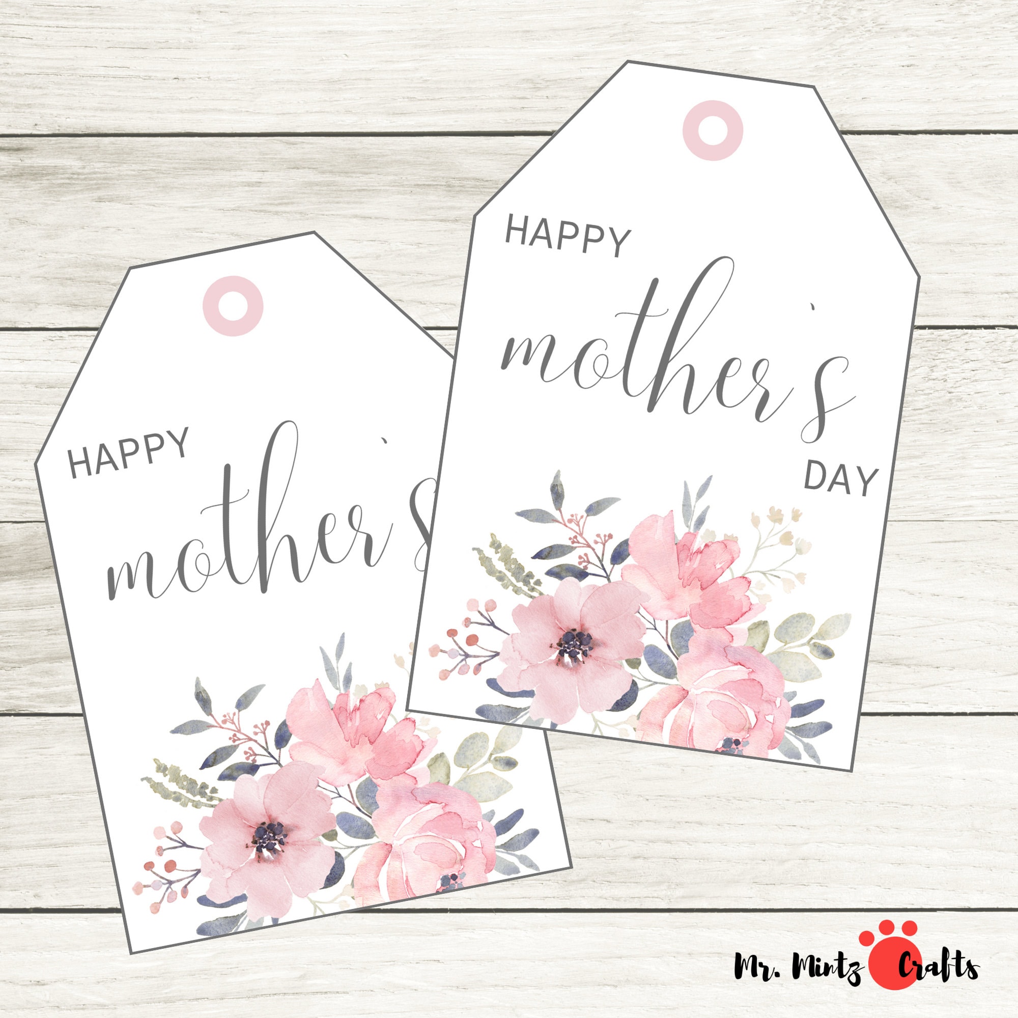 Mother's Day Gift Tags Printable Mothers Day Treat Tags - Etsy