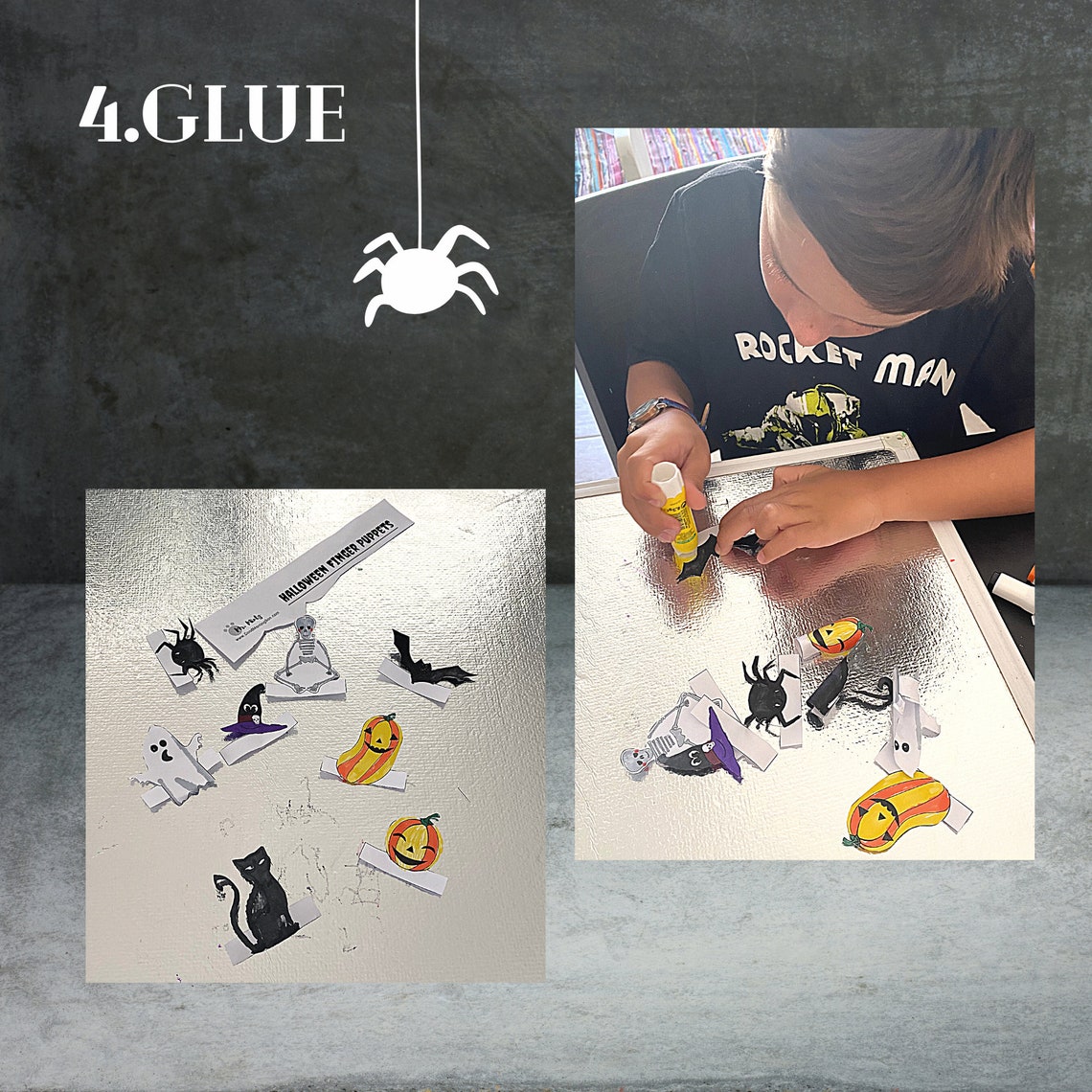 Kids Halloween Activity Finger Puppets Montessori Toys - Etsy