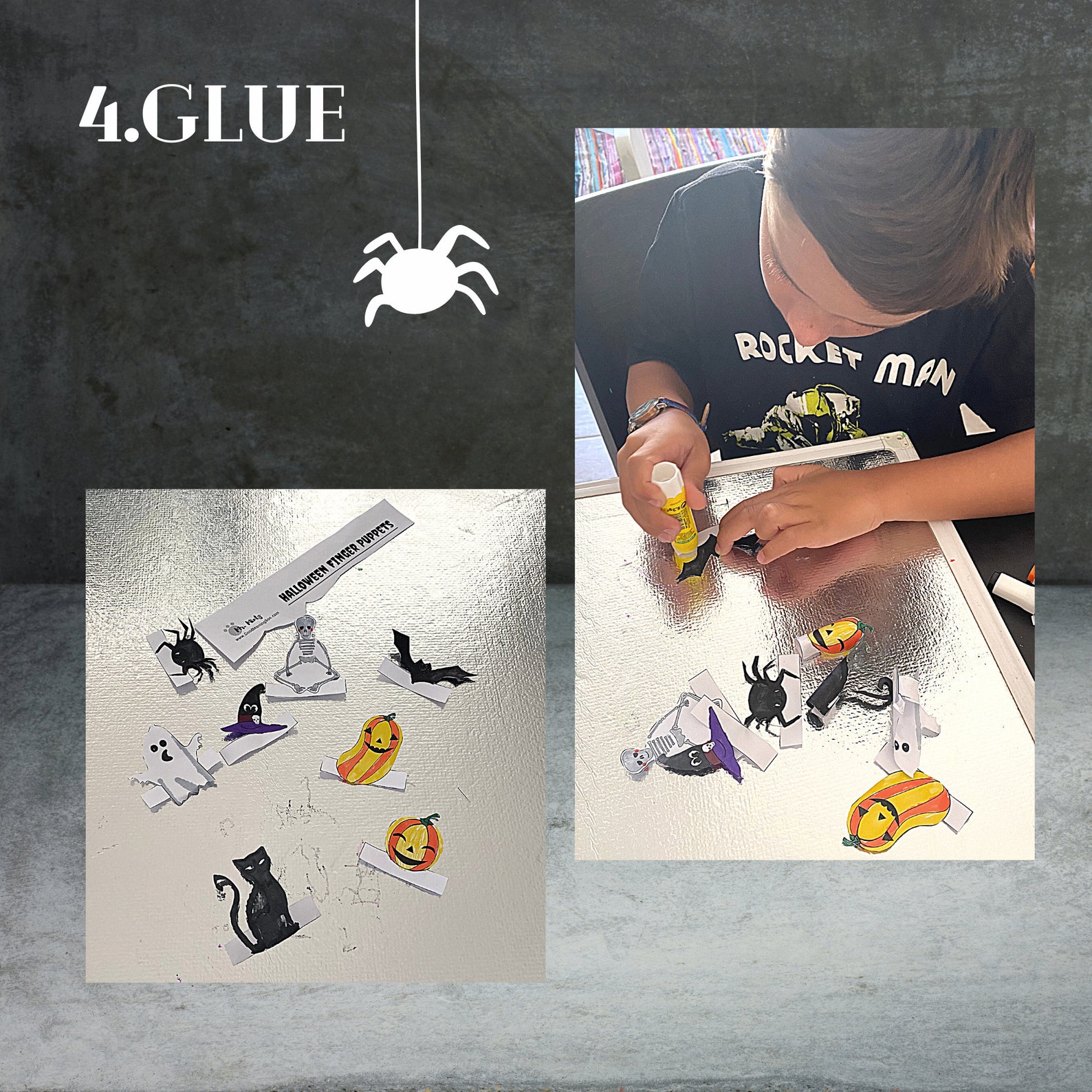 Kids Halloween Activity Finger Puppets Montessori Toys - Etsy