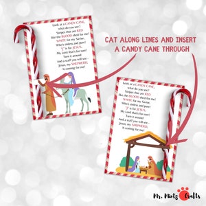 Candy Cane Legend | Legend of the Candy Cane Card Printable | Candy ...