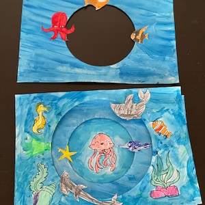 Easy Ocean Diorama Craft Project for Kids | Rainy Day Activity | Ocean ...