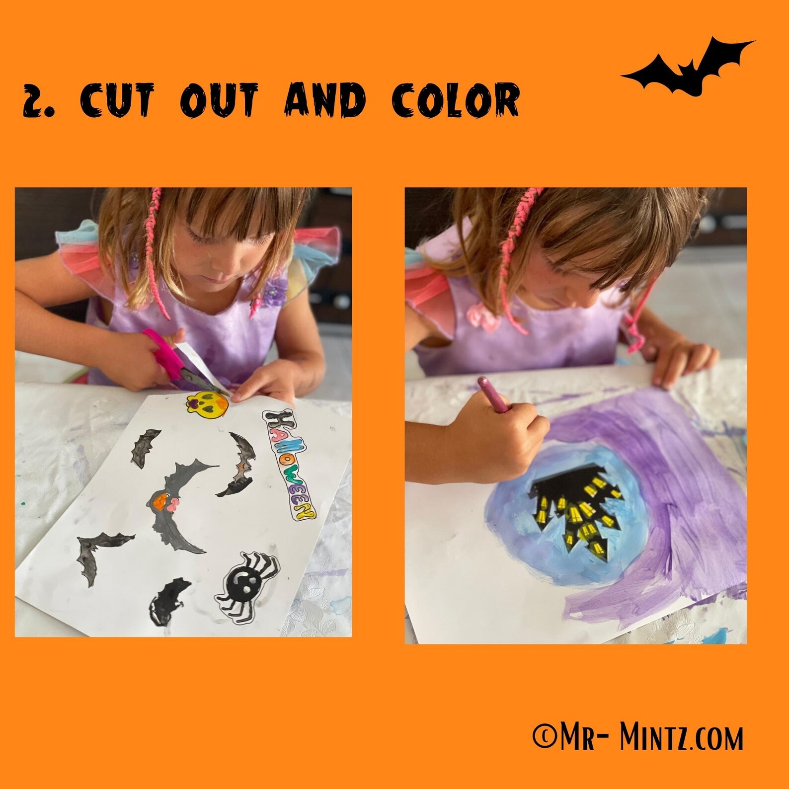 Easy Halloween Diorama Craft Project for Kids Cute Halloween - Etsy