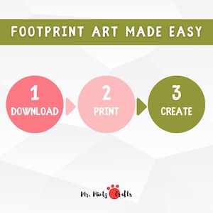 Earth Day Footprint Art Craft | Earth Day Printable for Kids | Happy ...