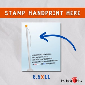 Flag Poem 4th of July Fourth of July Independence Day Handprint ...