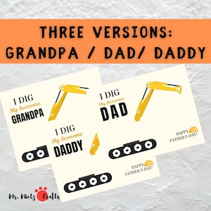 Grandpa Fathers Day Gift | Handprint Footprint Art Craft for Father's ...
