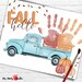 Fall Truck Pumpkin Handprint Craft | DIY Printable Keepsake Kids ...