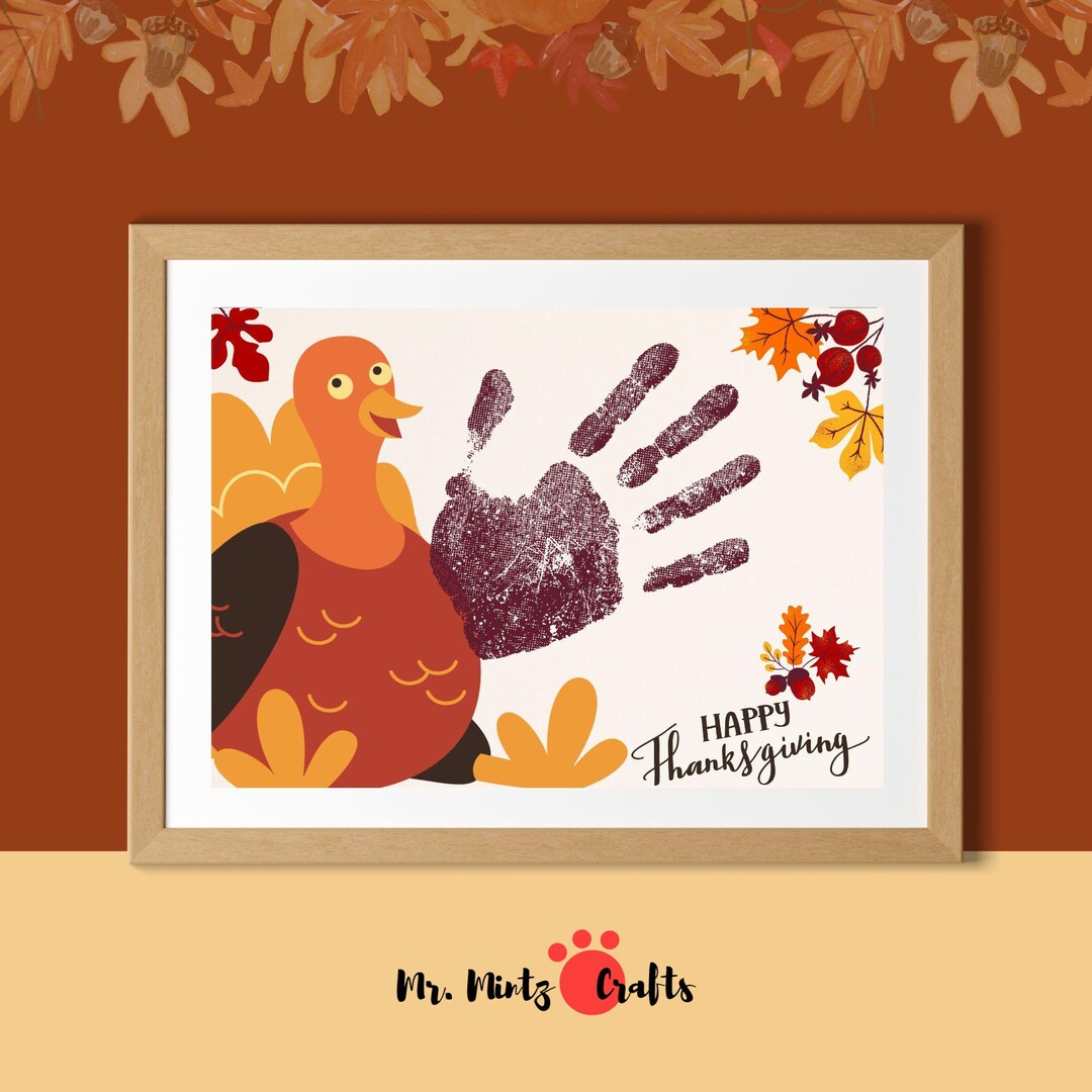 Thanksgiving Handprint Art Craft Activities for Kids | Turkey Craft ...