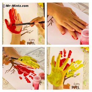 Fall Handprint Art Craft for Preschool Toddler Kids | Happy Fall ...