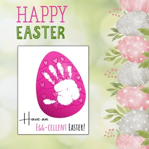 Easter Handprint Art | Easter Handprint Footprint Art Craft Bundle ...