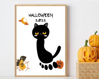 Cat Handprint Crafts - Etsy